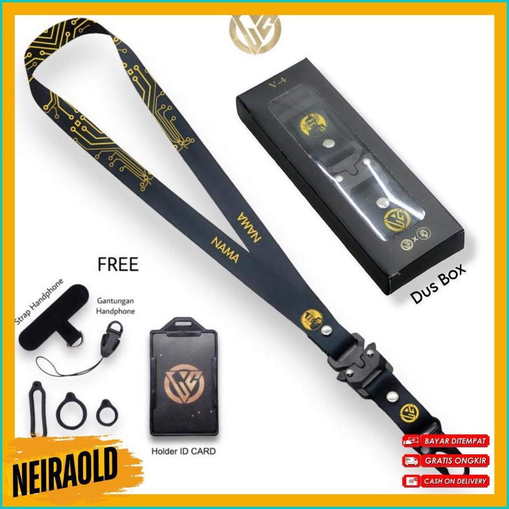 Jual Lanyard Craft Custom Nama Special Edition Circuit Board V2 Diskon Setengah Harga | Shopee ...