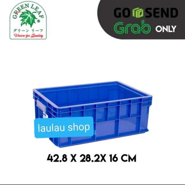 Jual 42x28x16 Box Container Green Leaf 2245 P Bak Baskom Segi Spare ...