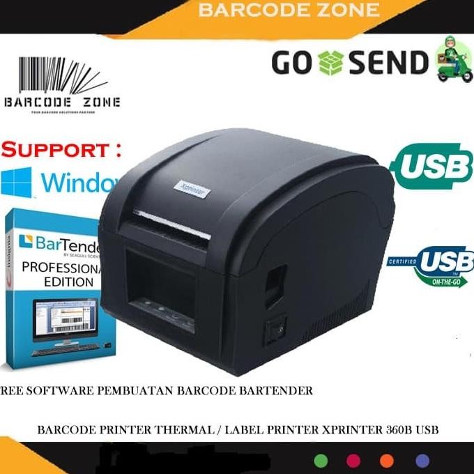 Jual Printer Barcode Thermal / Label Printer Xprinter Xp-360B - Usb ...