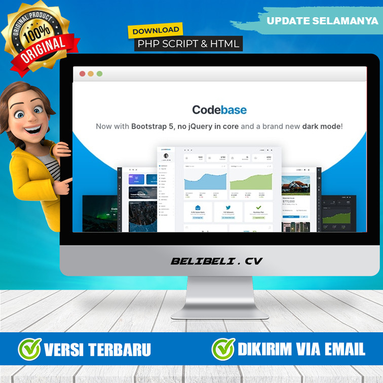 Jual Bootstrap 5 - Codebase - Admin Dashboard Template & Laravel 11 ...