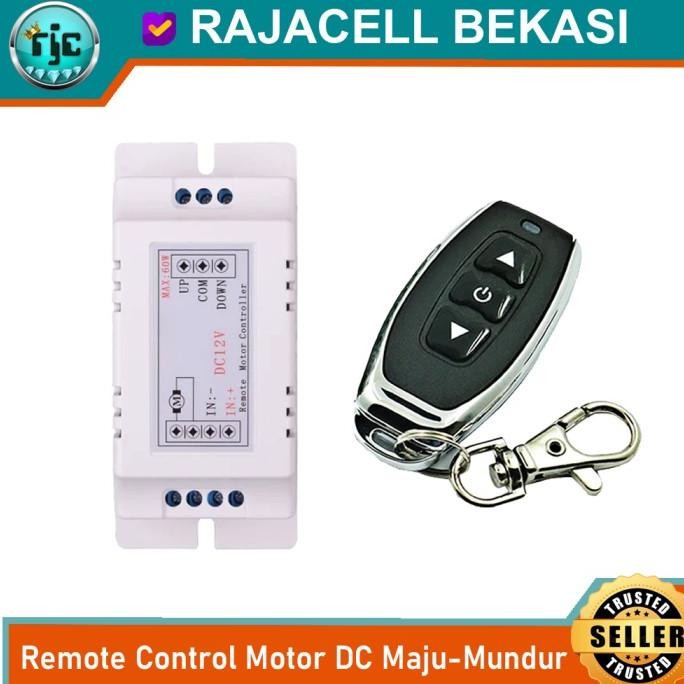 Jual Remote Control Motor DC Actuator 12V Up Down Maju Mundur Wireless ...