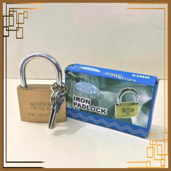 Jual [DTG] GEMBOK BESI CAT KUNING VION 63 MM - GEMBOK RUMAH PAGAR TOKO ...