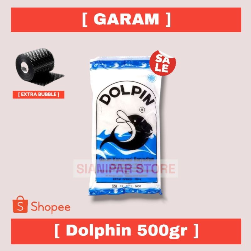 Jual DOLPHIN GARAM PCK 250g - 500g | Shopee Indonesia