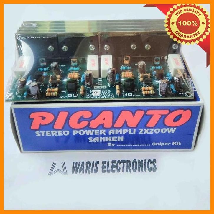 Jual [WAR] KIT POWER AMPLI AMPLIFIER SANKEN 400W 2X200WATT STEREO ...