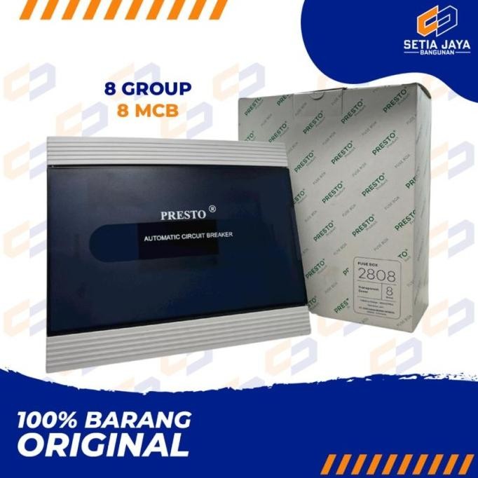 Jual ORIGINAL Box / Kotak Mcb / Sekring Listrik Presto 4 / 6 / 8 Grup ...