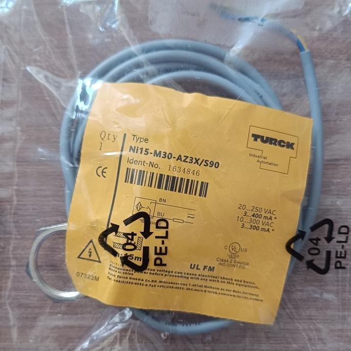 Jual Turck Ni15-M30-Az3X/S90 Inductive Proximity Sensor M30 New Stok ...