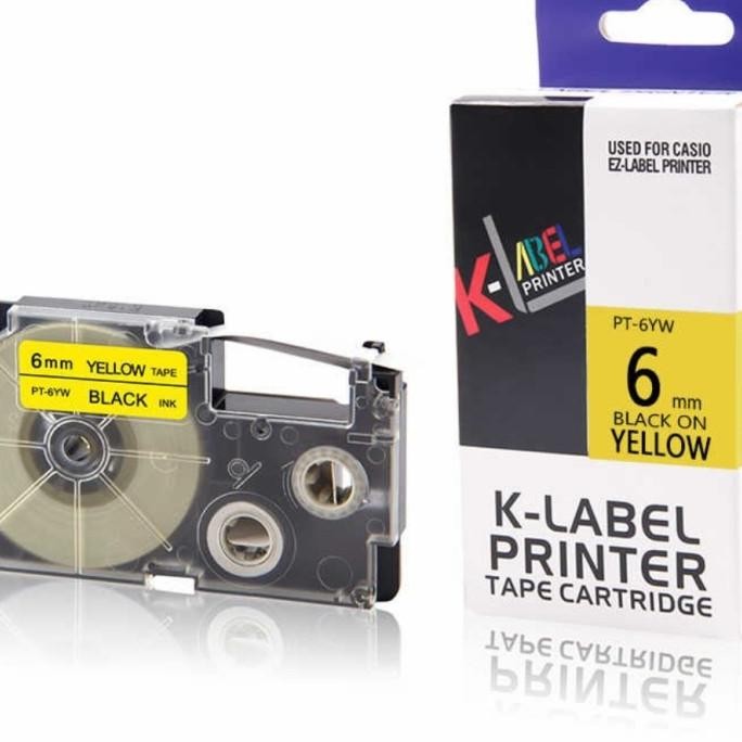 Jual K LABEL PRINTER EZ LABEL 6 MM COMPATIBLE CASIO REFILL TAPE ...