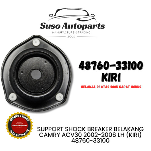 Jual SUPPORT SHOCK BELAKANG KIRI CAMRY ACV30 2002-2006 48760-33100 ...