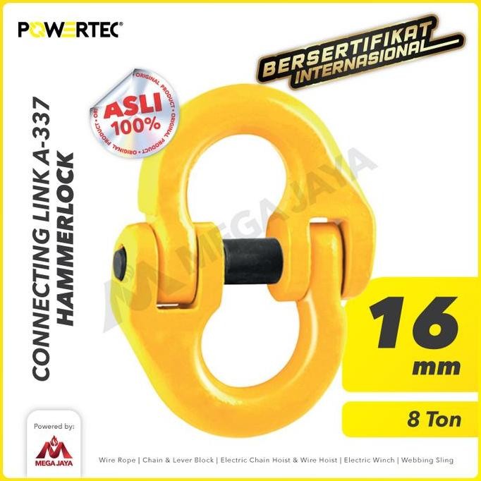 Jual Sale! Powertec Connecting Link / Hammerlock A-337 16Mm - 8 Ton - 5 ...