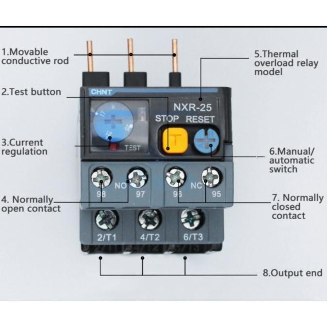 Jual CHINT THERMAL OVERLOAD RELAY 4-6AMPERE NXR25 / OVERLOAD NXR-25 ORIGINAL DAN TERPERCAYA ...
