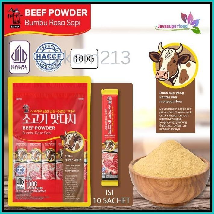 Jual [HALAL] DASHIDA RASA SAPI 100G (ISI 10 SACHET) / SOGOGI DASHIDA ...