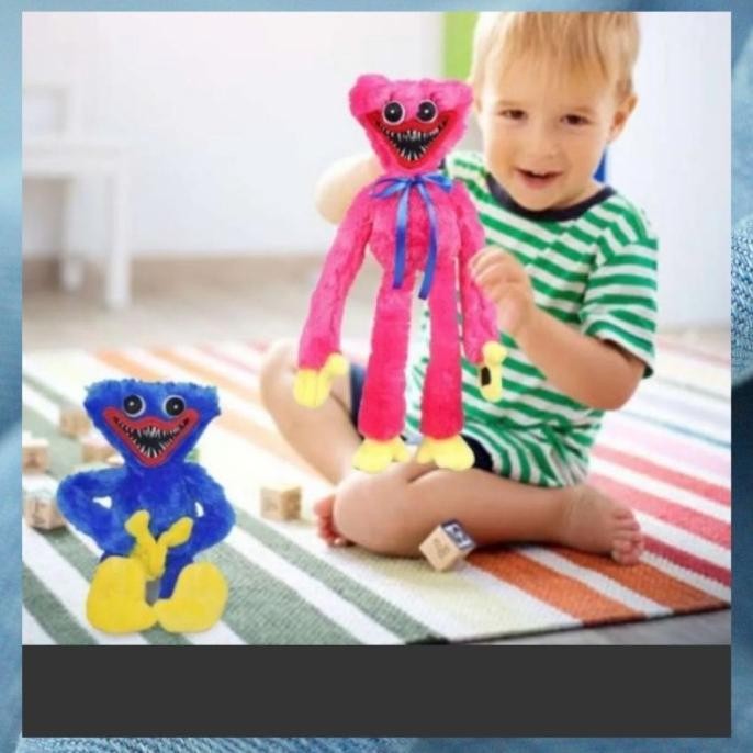 Jual Boneka Huggy Wuggy ( Hagi Wagi ) 40 cm Stuffed Plus Game Poppy ...