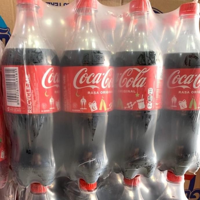 Jual Coca Cola 1L Dus Isi 12 Botol / Minuman Soda / Soft Drink | Shopee ...