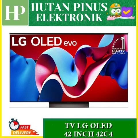 Jual TV LG 42C4 OLED EVO 42 INCH SMART TV W/DOLBY ATMOS OLED42C4PSA 42C3 | Shopee Indonesia