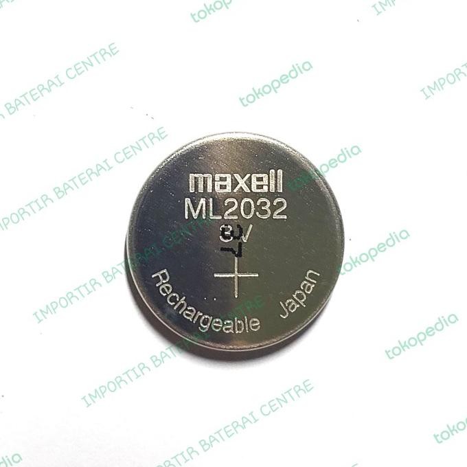 Jual Maxell ML 2032 ML2032 Rechargeable Lithium 3V Japan | Shopee Indonesia