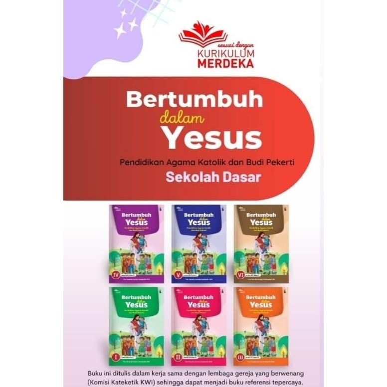 Jual re-65 gd-90 Buku Bertumbuh Dalam Kristus SD Kelas 1, 2, 3, 4, 5, 6 - Buku Agama - Bertumbuh ...