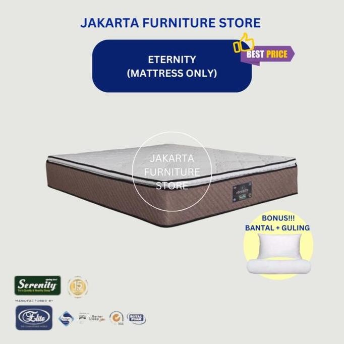 Jual Promo Spring Bed Elite Serenity Eternity Uk. 120x200 (Mattres Only ...