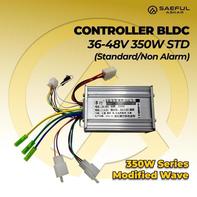 Jual Kontroler Sepeda Listrik Motor Elektrik Kontrol BLDC 24V 36V 48V ...