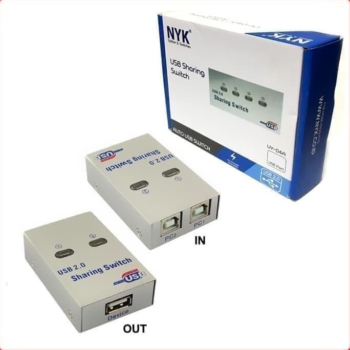 Jual Nyk Auto Switch Printer 2Port/Usb Sharing Switch Printer 2Port | Shopee Indonesia