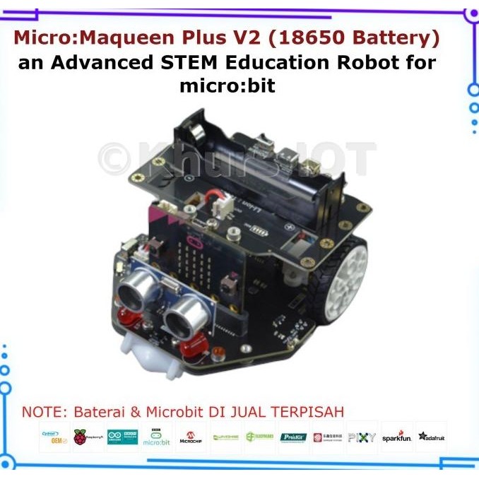 Jual Micro Maqueen Plus - An Advanced Stem Education Robot For Microbit Co | Shopee Indonesia