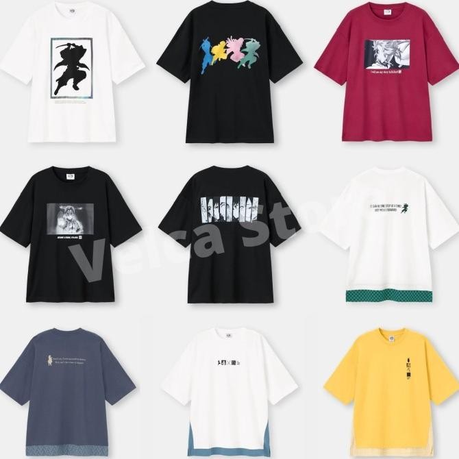 Jual Kaos GU Uniqlo x Demon Slayer: Kimetsu no Yaiba Original Japan ...