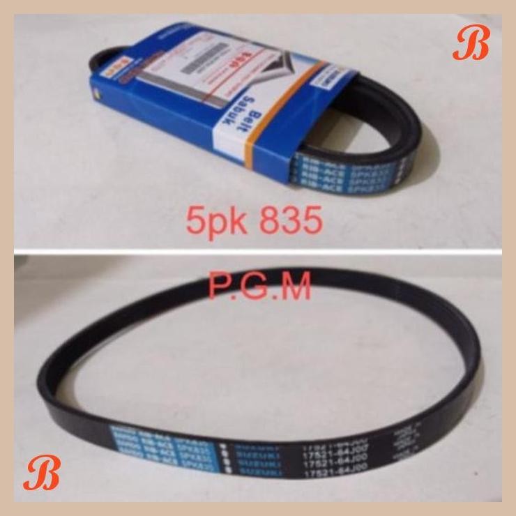 Jual [PGM] FAN BELT VAN BELT V BELT RIB BELT TALI KIPAS OEM 5PK 835 SX4/X-OVER/NEO BALENO/SWIFT ...