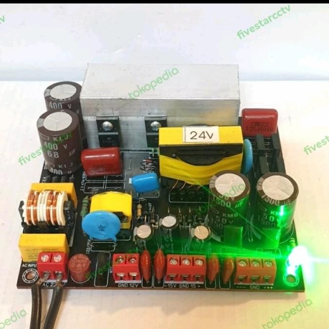 Jual TRAFO SMPS SWITCHING 8A CT 24V EXTRA 1.5A CT 15V & - 12V [terbaik ...