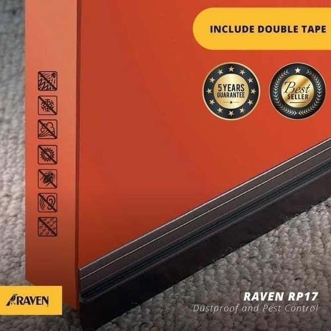 Jual Raven Door Bottom Seal RP 17 Brown / Seal penutup celah bawah ...