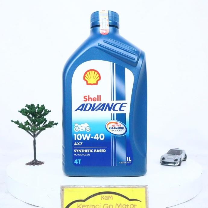 Jual OLI SHELL ADVANCE 4T 10W-40 AX7 1L - OLI MOTOR SHELL AX7 | Shopee Indonesia