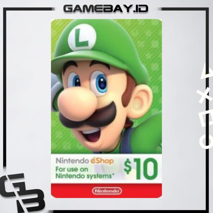 Jual Produk Baru!! Nintendo Switch eShop Gift Card USA US Wallet 10 USD ...