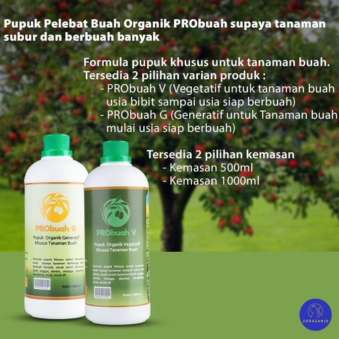 Jual Pupuk Pelebat Buah Organik PRObuah supaya tanaman subur dan berbuah banyak Cocok Untuk ...