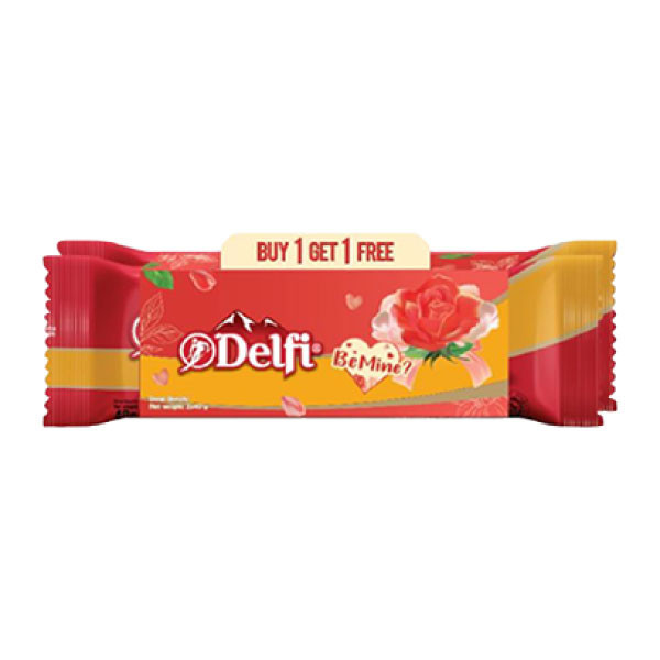 Jual DELFI COKELAT BAR ALMOND BUNDLE PACK 2 X 40 GR | Shopee Indonesia