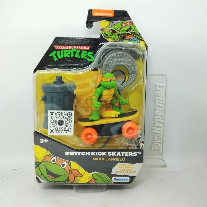 Jual ORI NINJA TURTLES TMNT SWITCH KICK SKATERS MICHELANGELO | Shopee ...