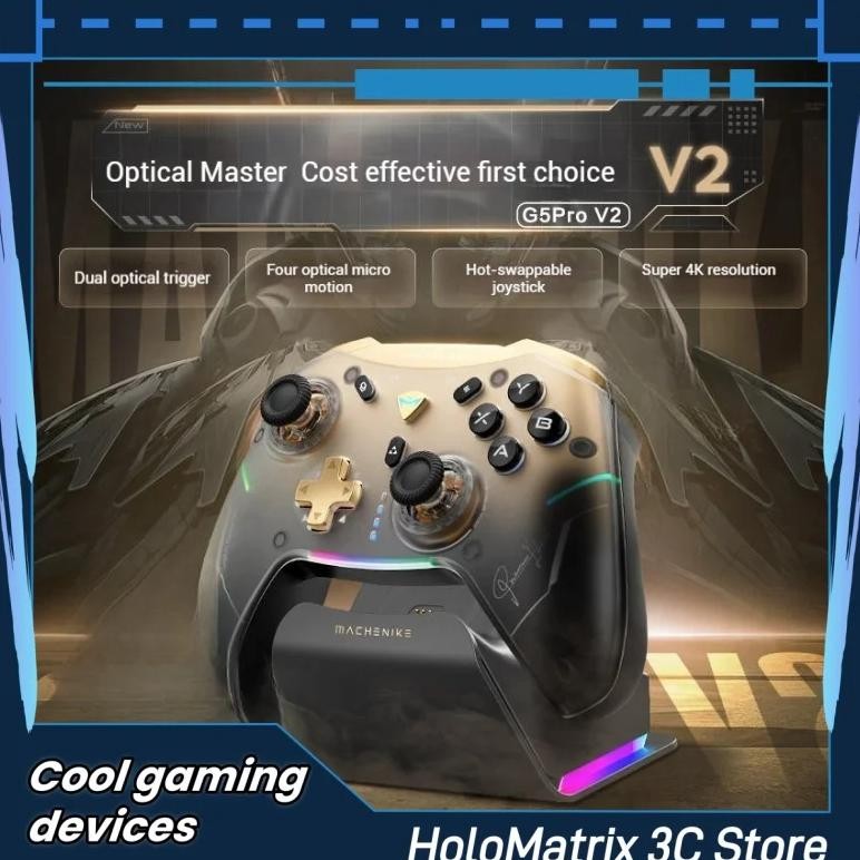 Jual Machenike Gamepad G5Pro V2 Collector Edition Optical Gamepad Hall ...