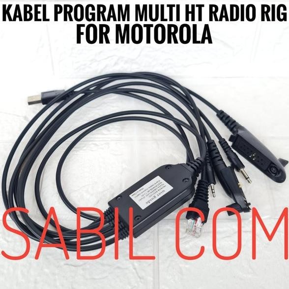 Jual ready KABEL DATA PROGRAM HT MOTOROLA MULTI ALL IN ONE - KABEL ...