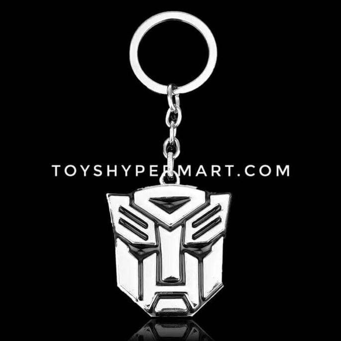 Jual Transformers Autobots Logo Silver Die Cast Gantungan kunci ...