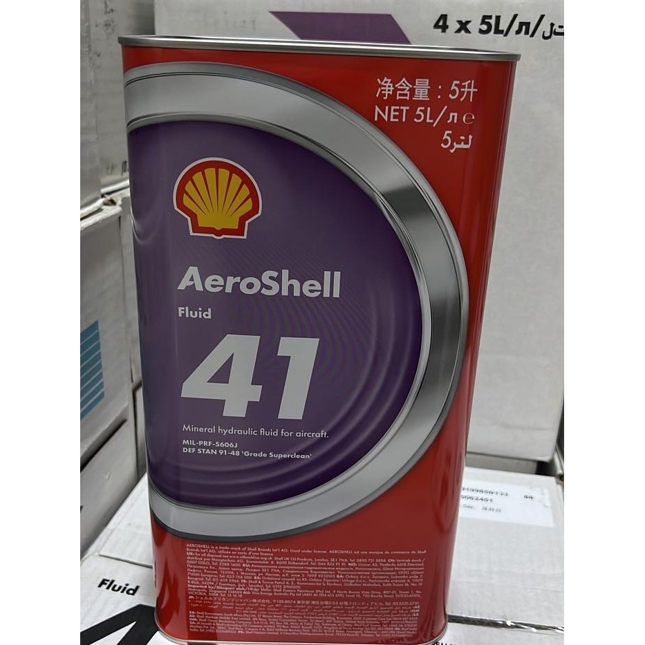 Jual Aeroshell Fluid 41 Hydraulic Fluid - 5L Original Dan Terpercaya ...