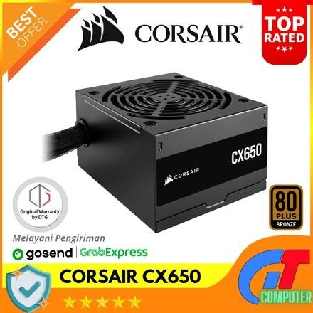 Jual CORSAIR CX Series CX650 650 Watt 80 PLUS Bronze ATX Power Supply | Shopee Indonesia