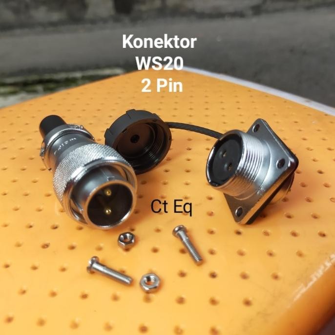 Jual Tersedia Connector Ws20 2 Pin Plug Dan Socket Kabel Panel Mount ...