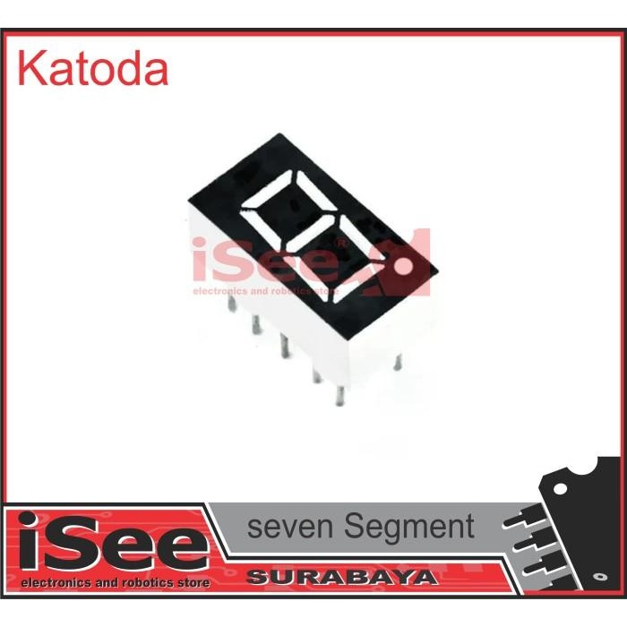 Jual seven Segment 0.36 Inch Red Super Bright Common katoda | Shopee ...