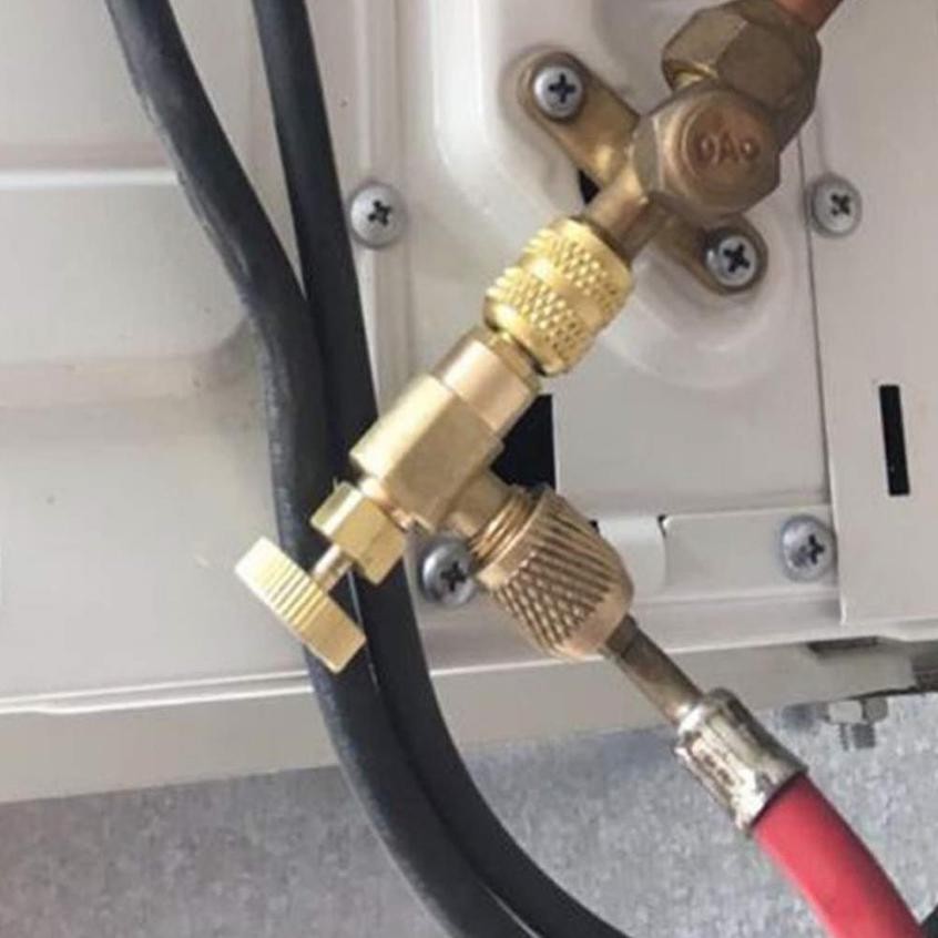 Jual Premium R22/R410 Charging Valve Converter Sambungan Manifold Adapter Katup Pengaman Ac Kant ...