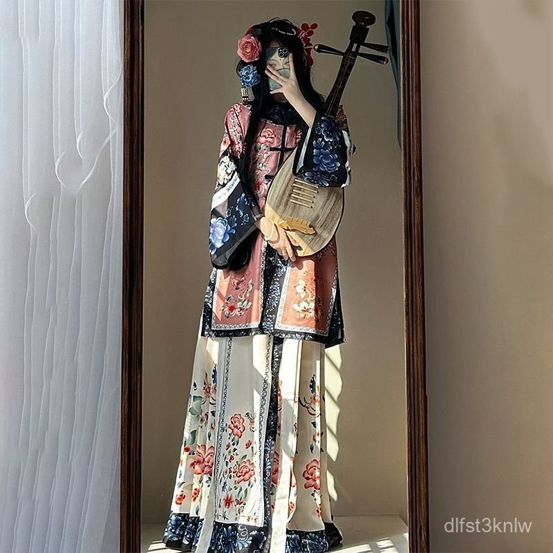 Jual Hanfu Style Baru Kimono Tiongkok dengan Rincian Bordir Emas ...