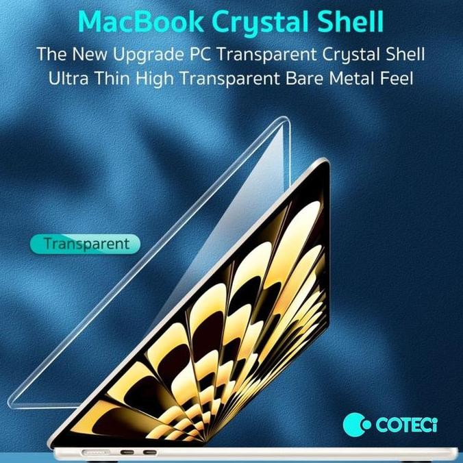 Jual Case Macbook Air Transparan Crystal Shell Cover case Macbook Pro ...