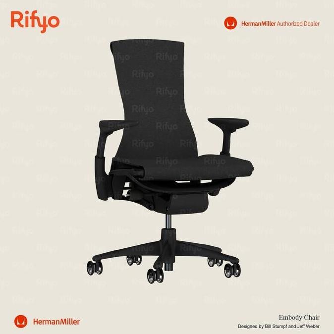 Jual Herman Miller Embody Chair Graphite Black Sync | Shopee Indonesia
