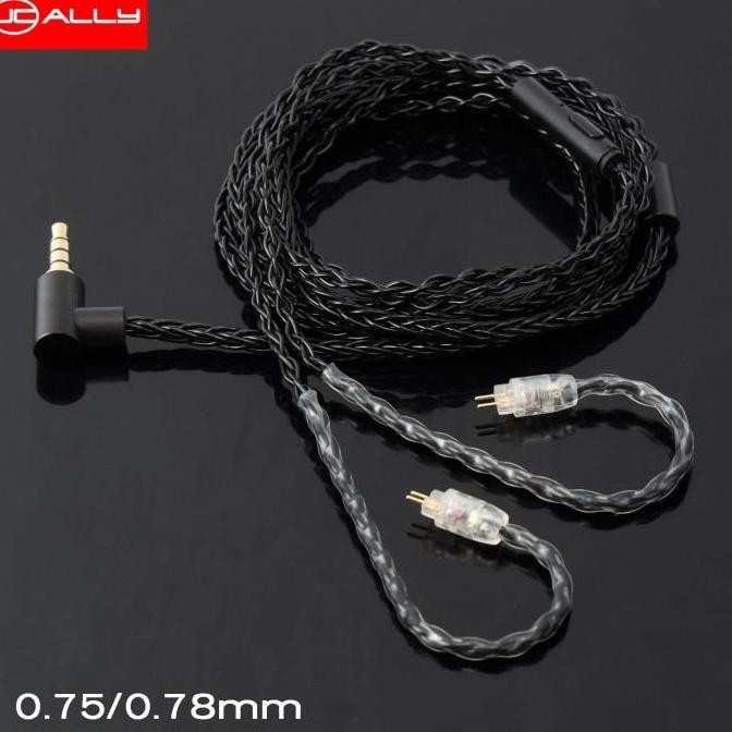 Jual Jcally 8 Core Jc08s Kabel Upgrade dengan Mic for Kabel KZ ZSN PRO ZS3 EDX ZSN PRO X KABEL ...