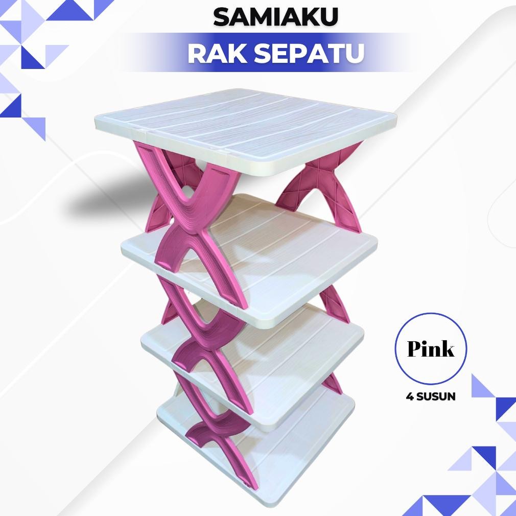 Jual IK Samiaku Rak Sepatu Sendal Rak Sendal Modis Motif Kayu ...