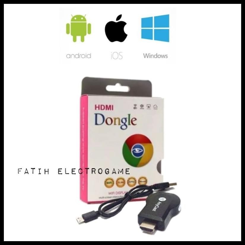 Jual ANYCAST DONGLE SCREEN MIRRORING HP KE TV LED/LCD ALAT UNTUK ...