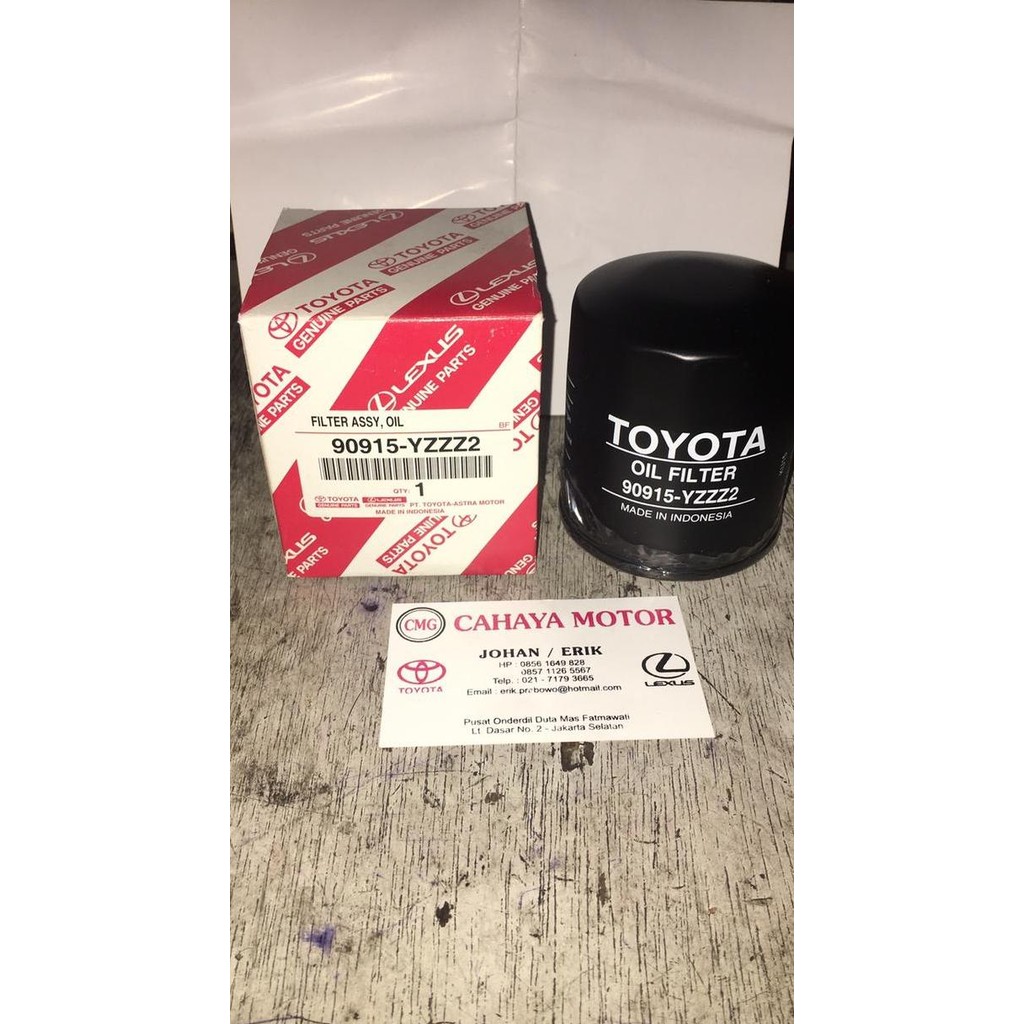 Jual FILTER OLI OIL FILTER INNOVA FORTUNER HIACE HILUX KIJANG ORIGINAL ...