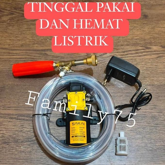 Jual ALAT CUCI MOTOR STEAM AC MOBIL MESIN POMPA DC MINI STIM MOTOR AC ...
