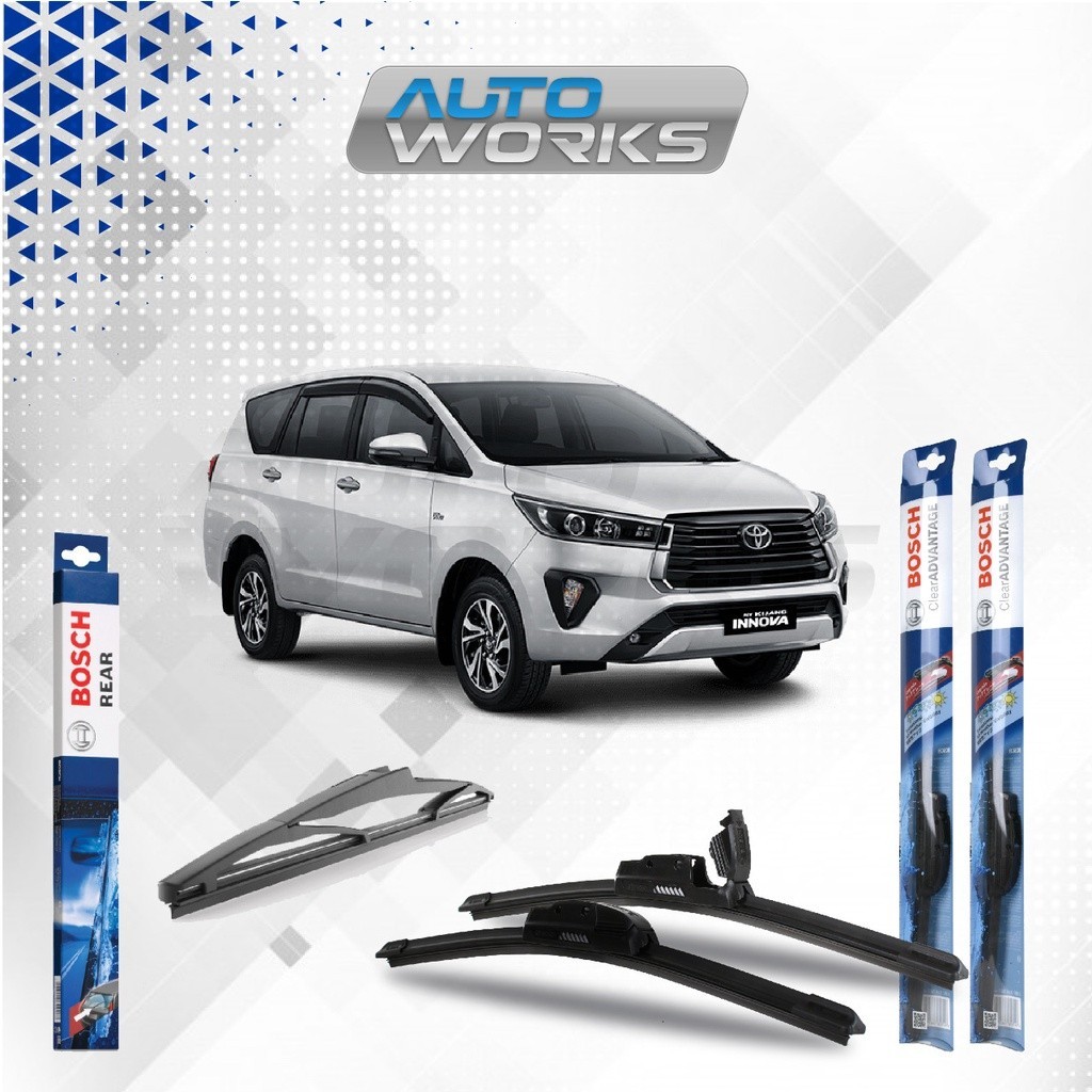 Jual Wiper Toyota Kijang Innova Reborn Depan Belakang Frameless Bosch ...